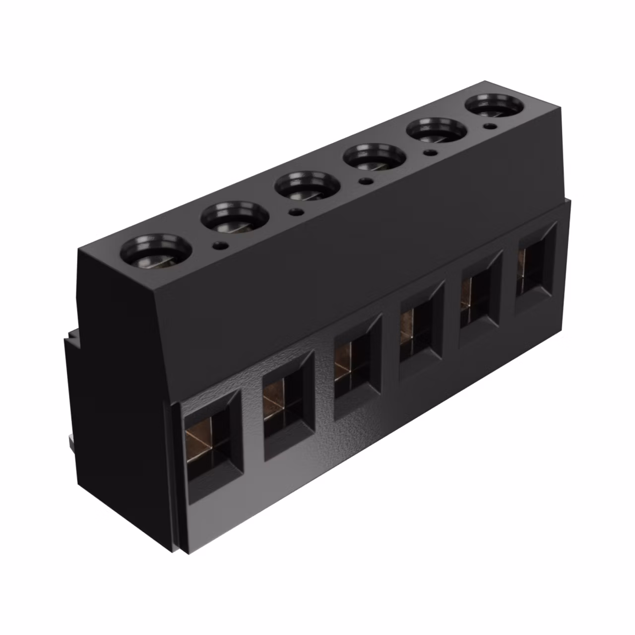 5.08mm Pitch Horizontal Fixed Mount PCB Terminal Block, 6 Circuits for sale
