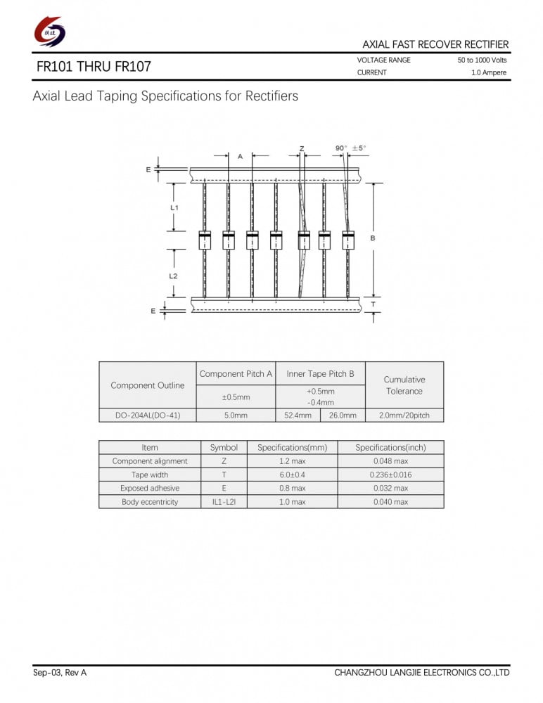 FR104 datasheet page 3