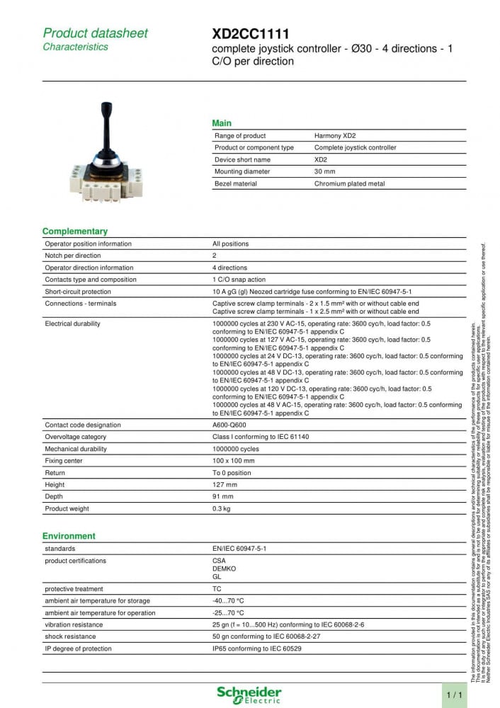 XD2CC1111 technical document preview