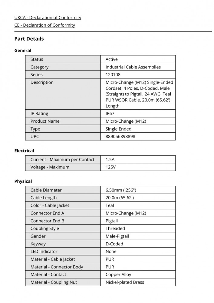 Molex 1201088545 technical visual, page 2