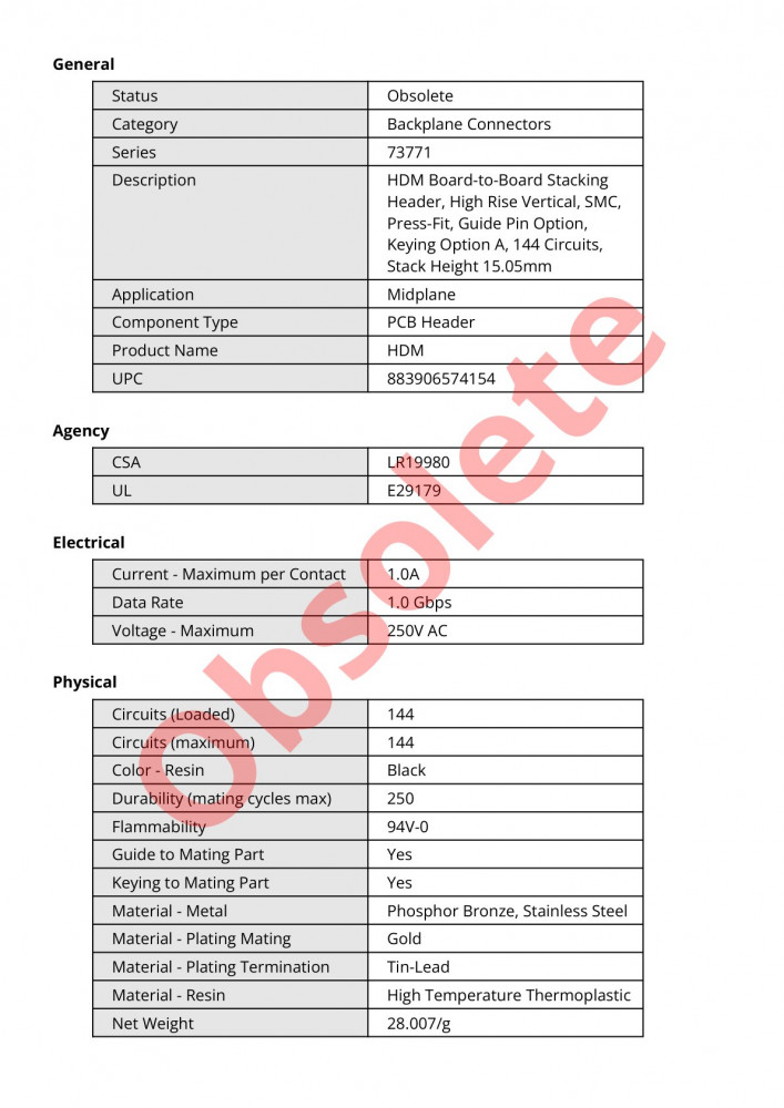 MOLEX 737711190 product document image 2
