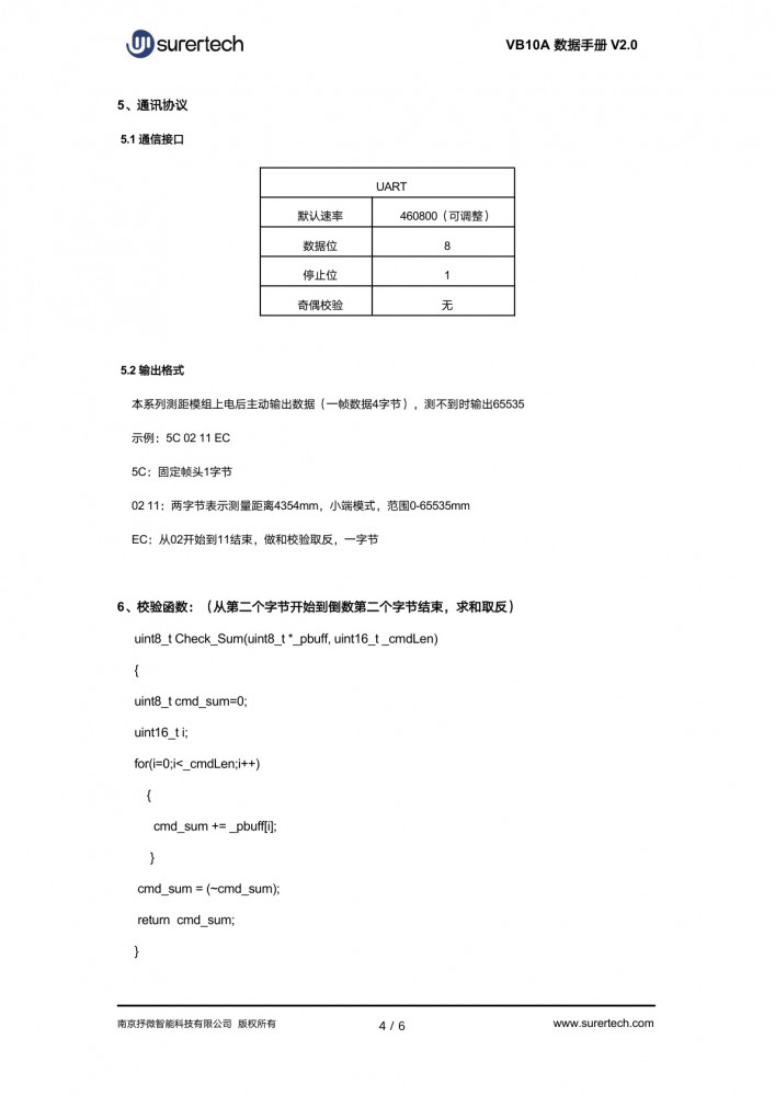 VB10A datasheet page 4