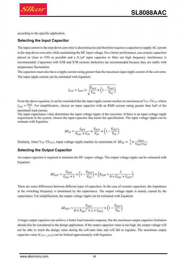 SL8088AAC datasheet page 10