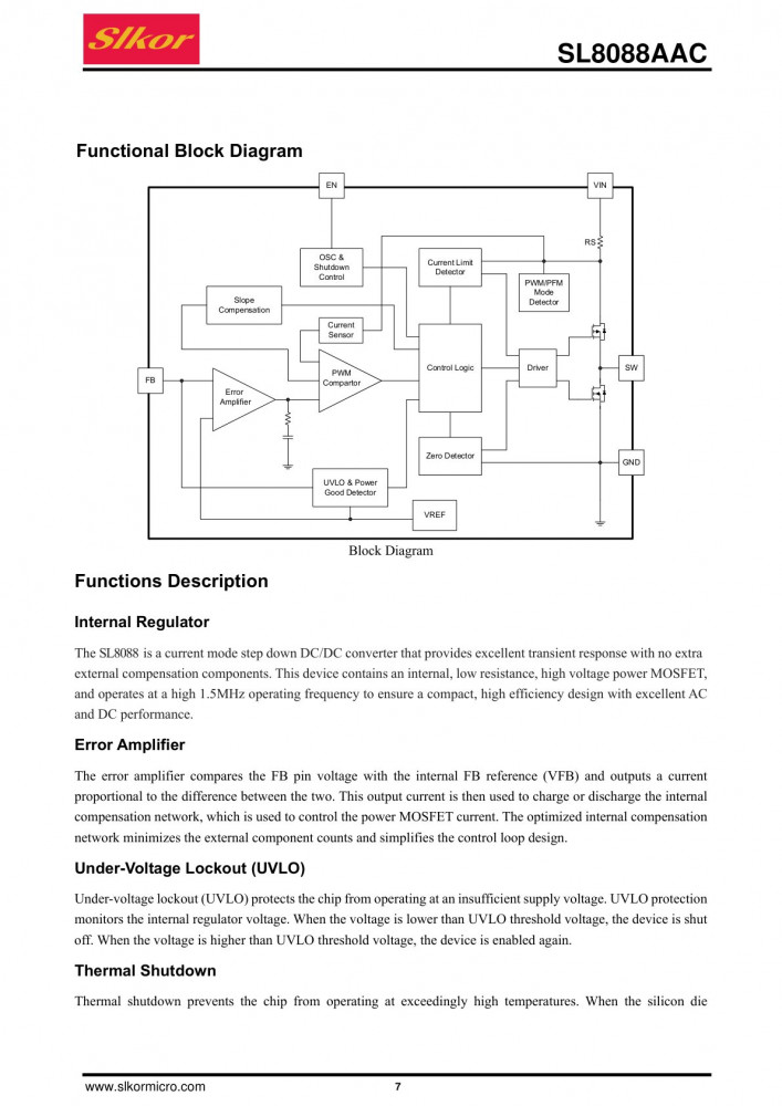 SL8088AAC datasheet page 7