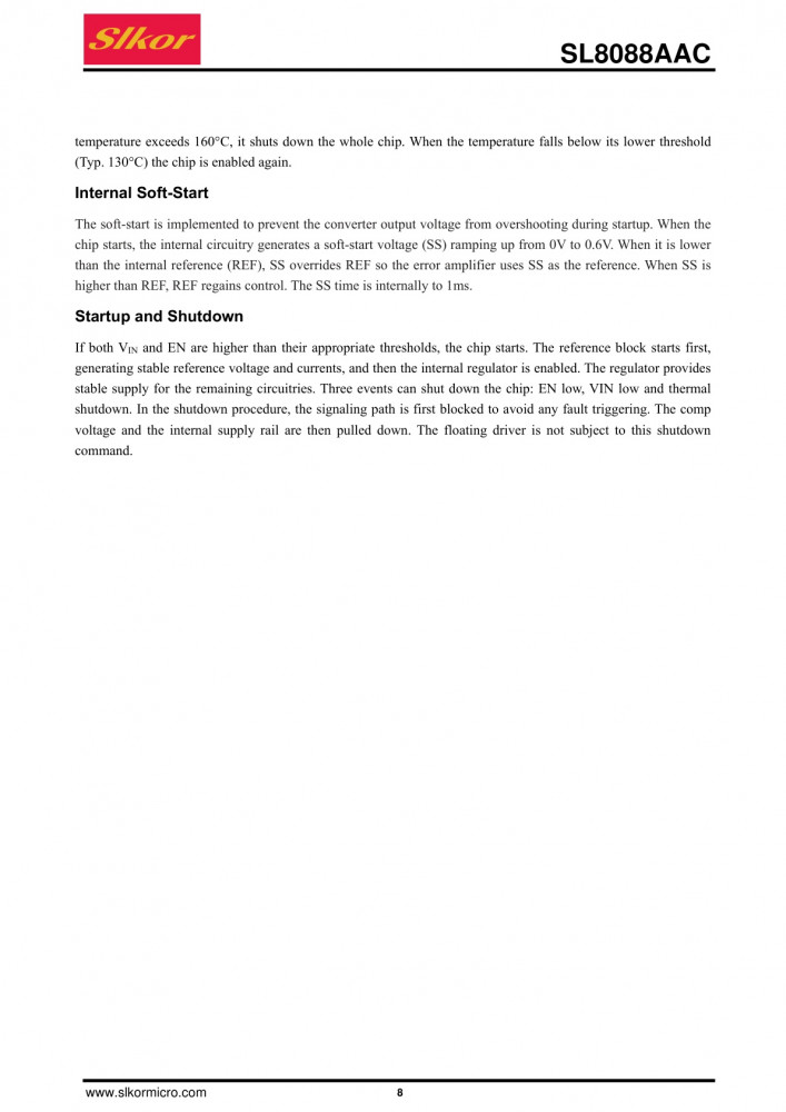 SL8088AAC datasheet page 8