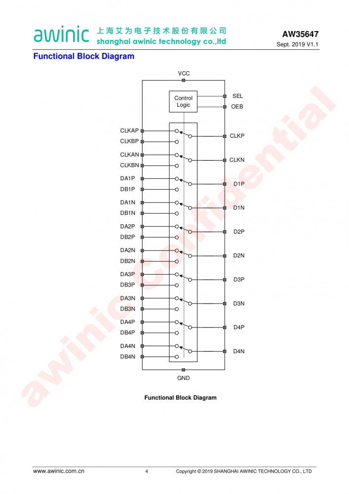 AW35647CSR datasheet page 4