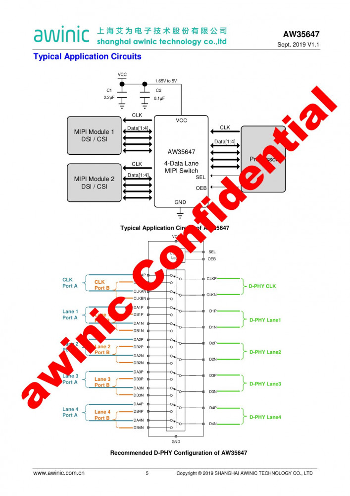 AW35647CSR datasheet page 5
