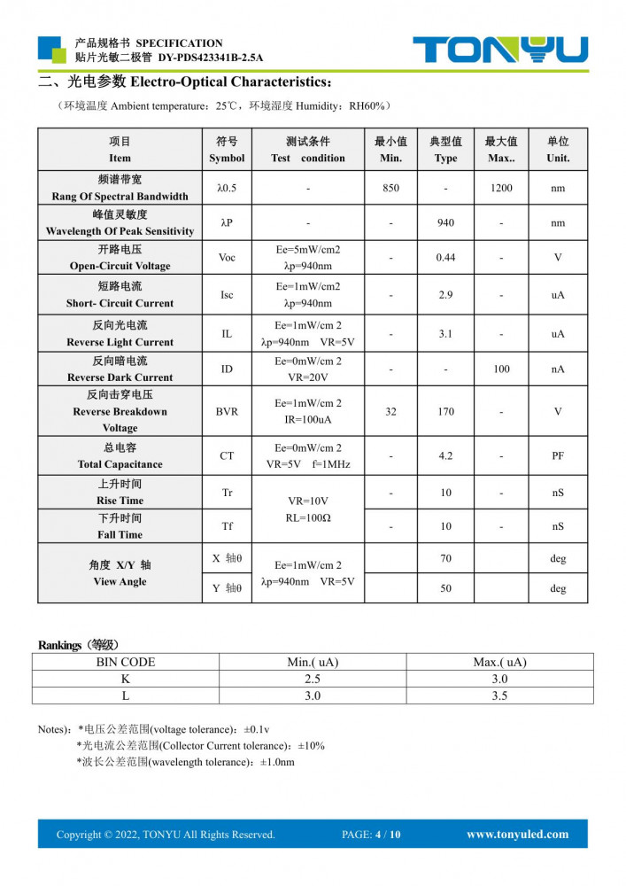 DY-PDS423341B-2.5A datasheet page 4