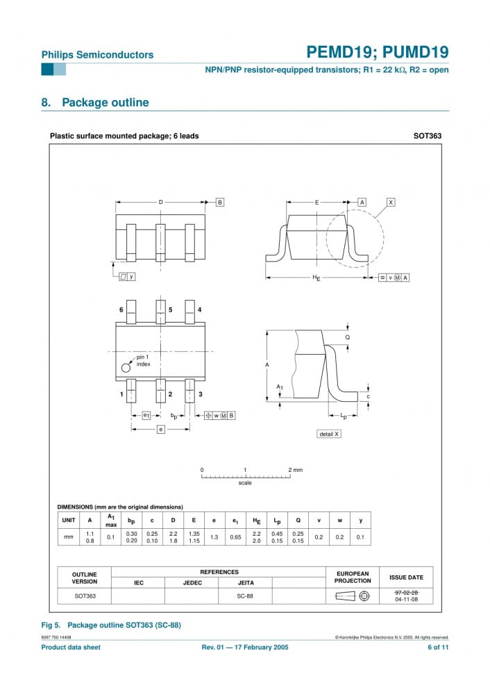 PUMD19 datasheet page 7