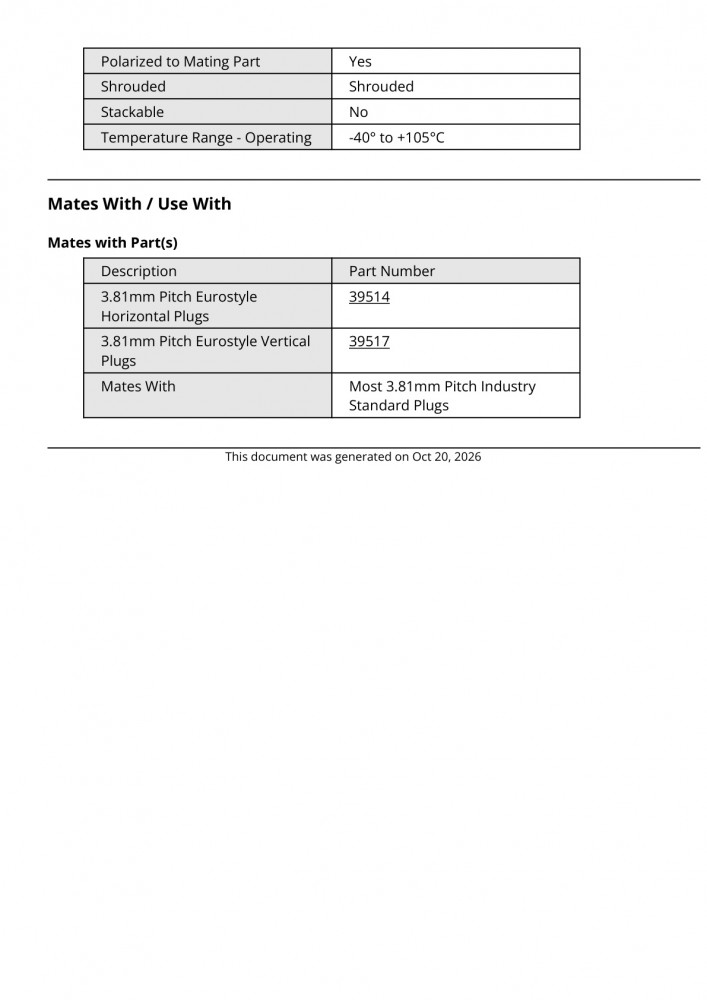 MOLEX 395151017 technical document image, page 3