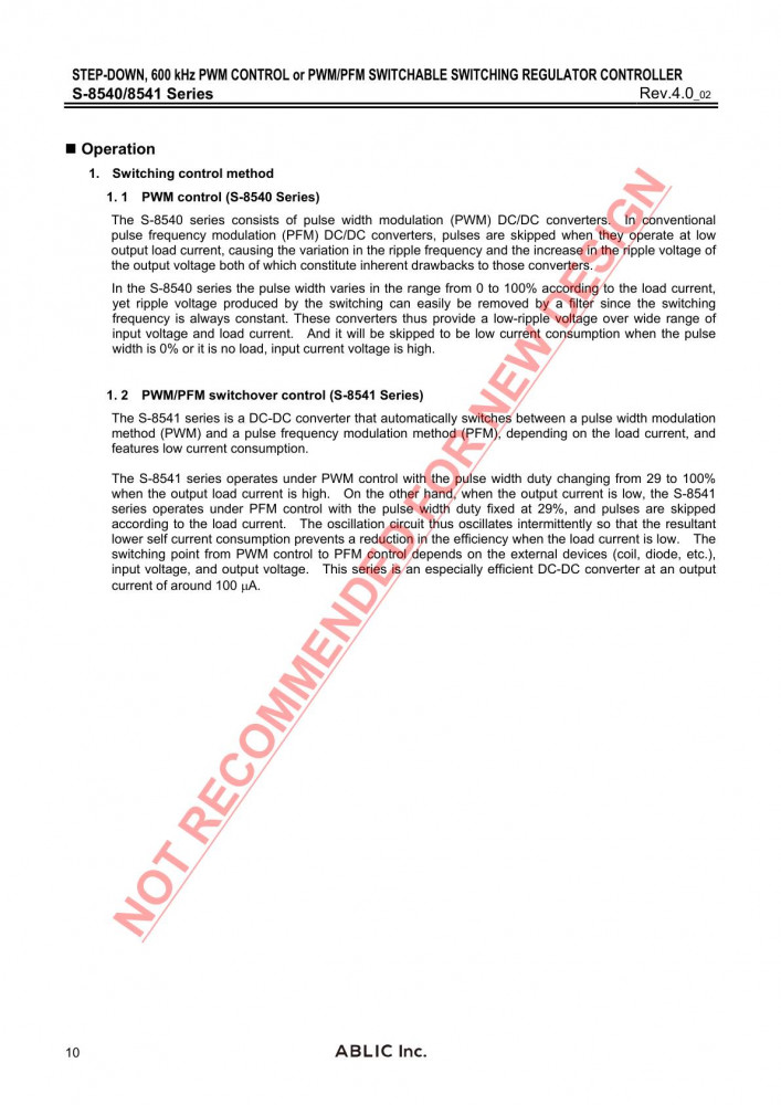 S-8540A25FN-IAKT2G datasheet page 10