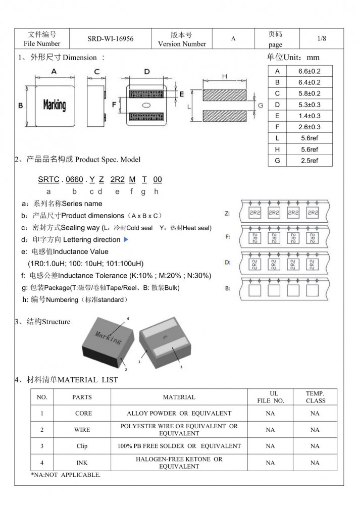SOREDE specification page 3