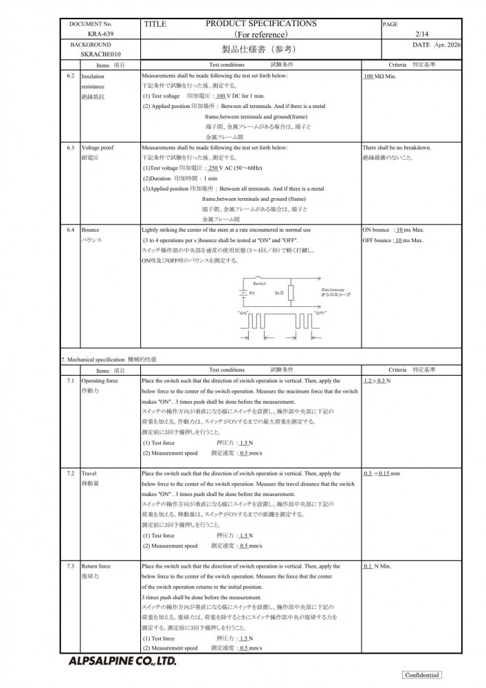 SKRACBE010 specification page 2