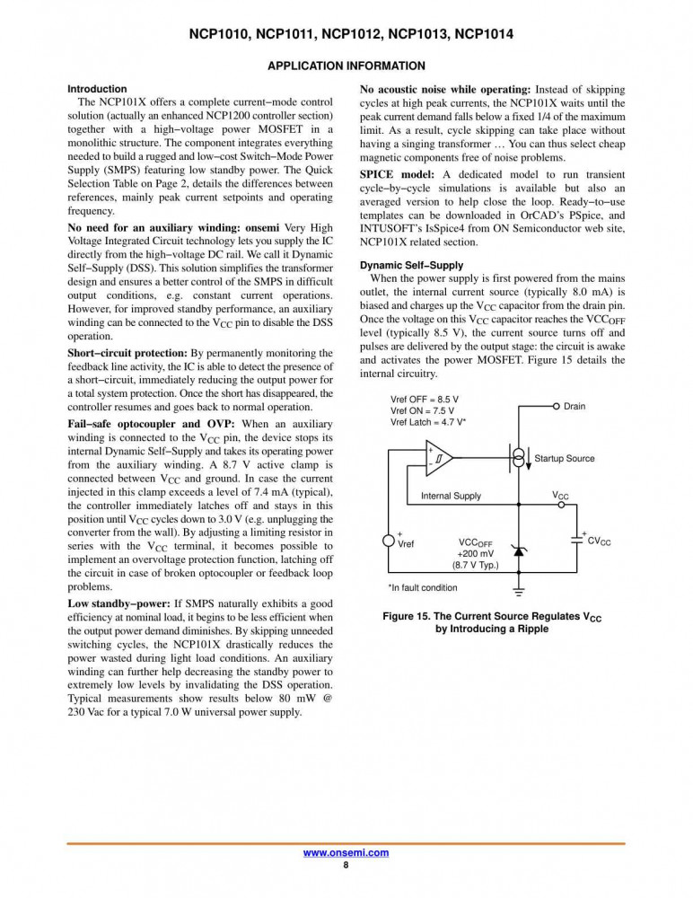 NCP1013LEDGEVB document page 8