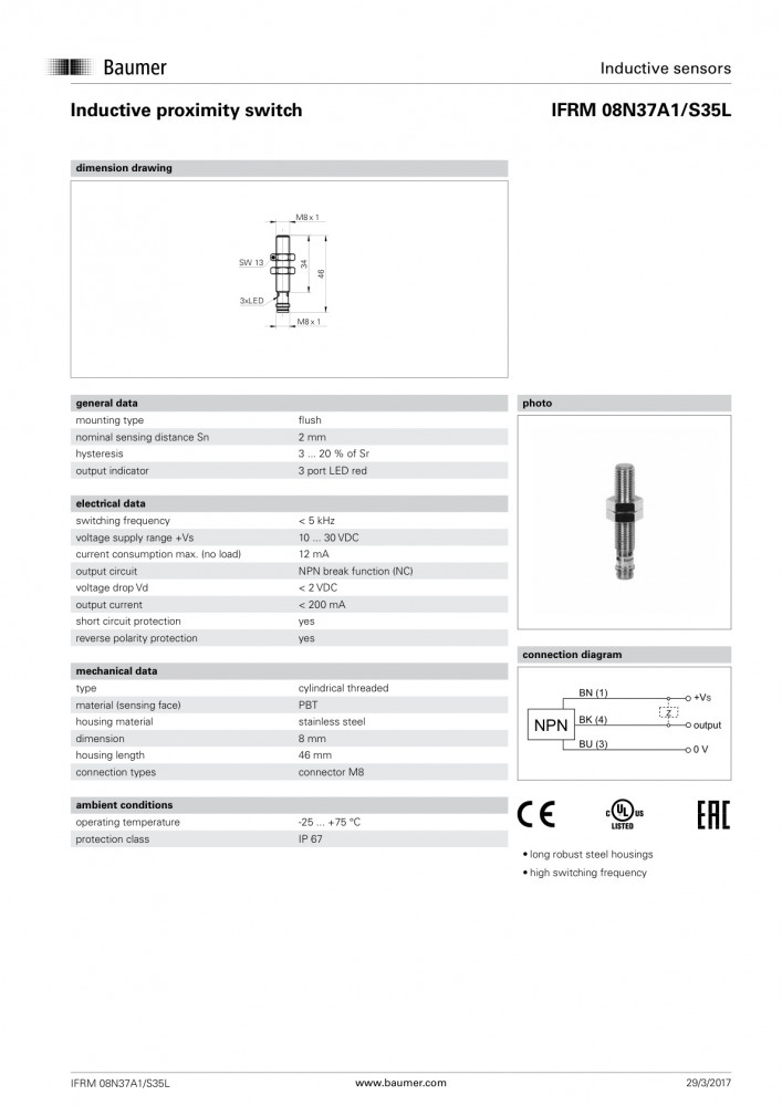 IFRM08N37A1/S35L technical document page