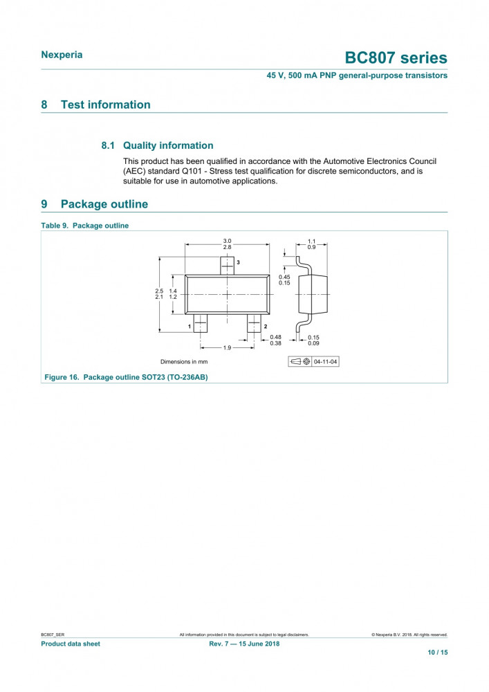 BC807-25 datasheet page 10