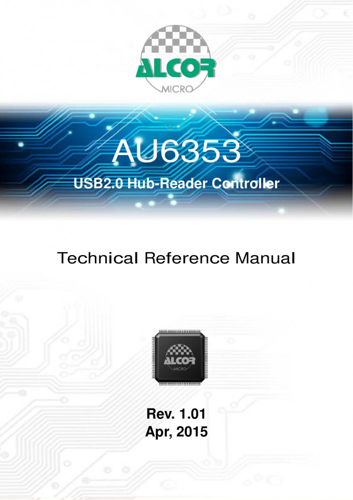 AU6353 datasheet page 1