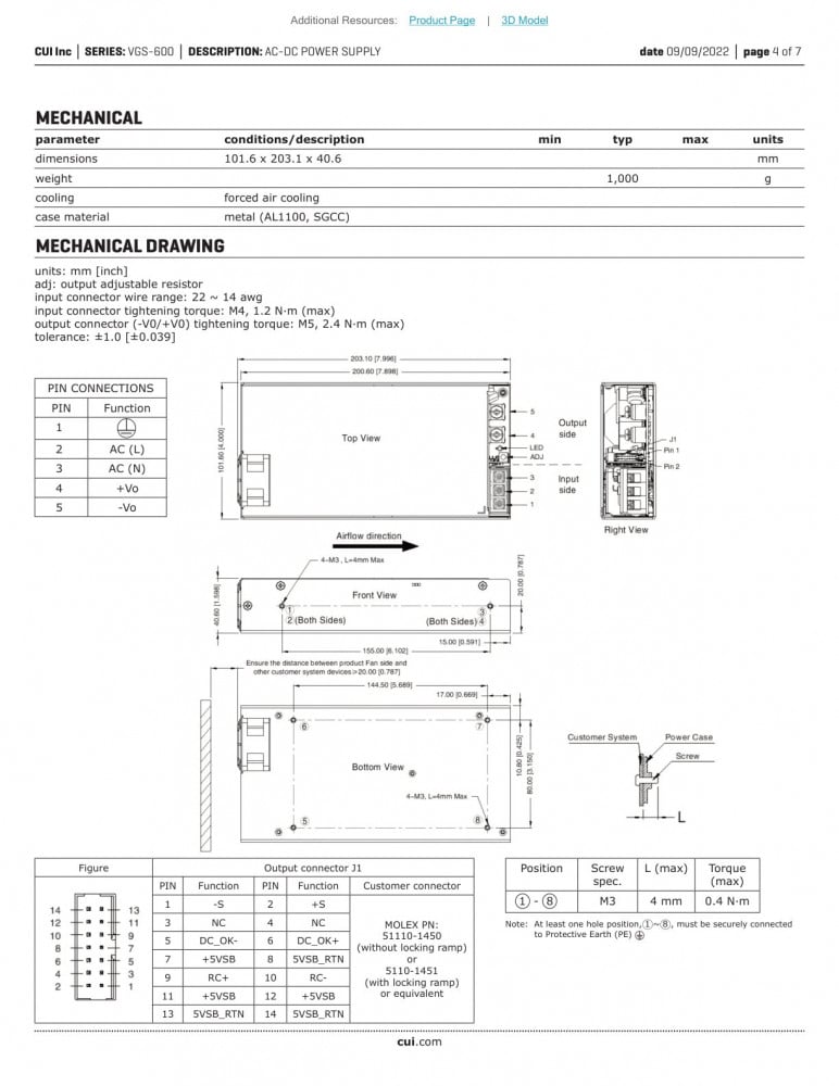 CUI VGS-600-27 datasheet page 4