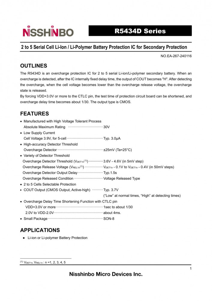 R5434 technical document page 1