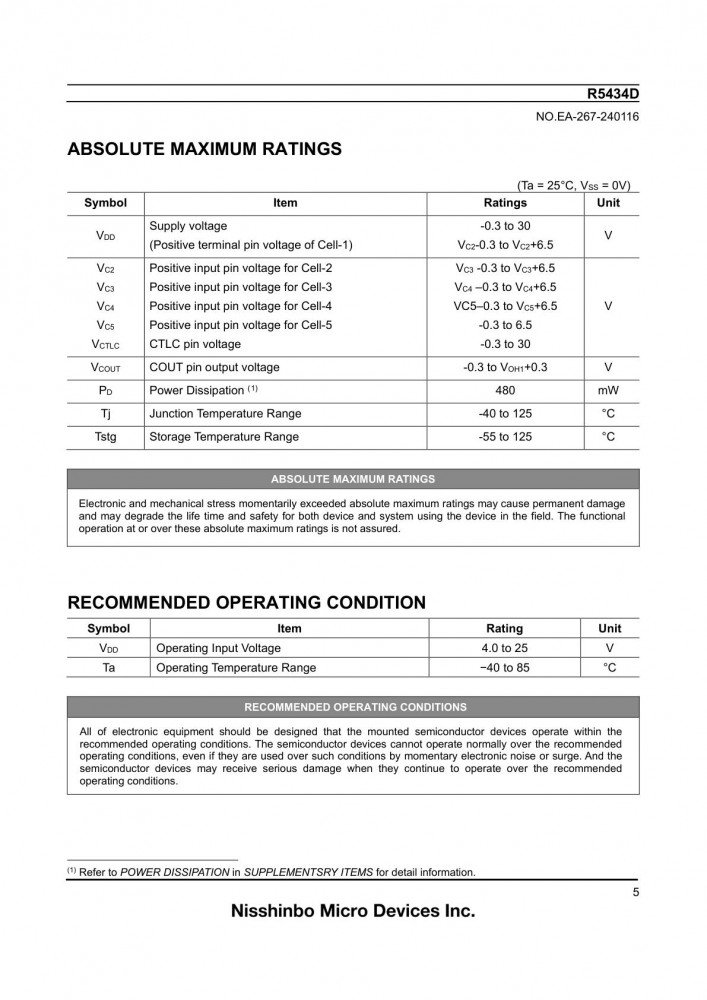 R5434 technical document page 5