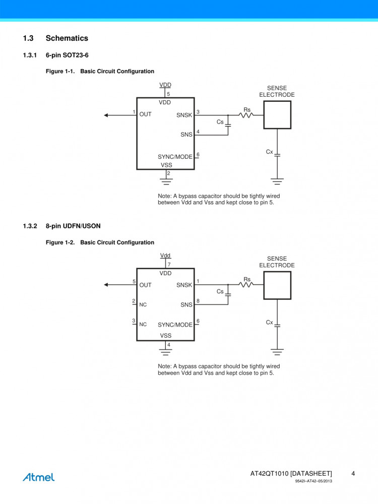 AT42QT1011 datasheet page 4