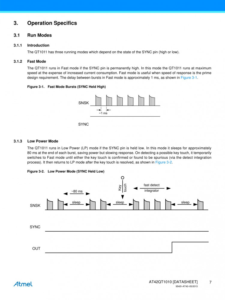 AT42QT1011 datasheet page 7