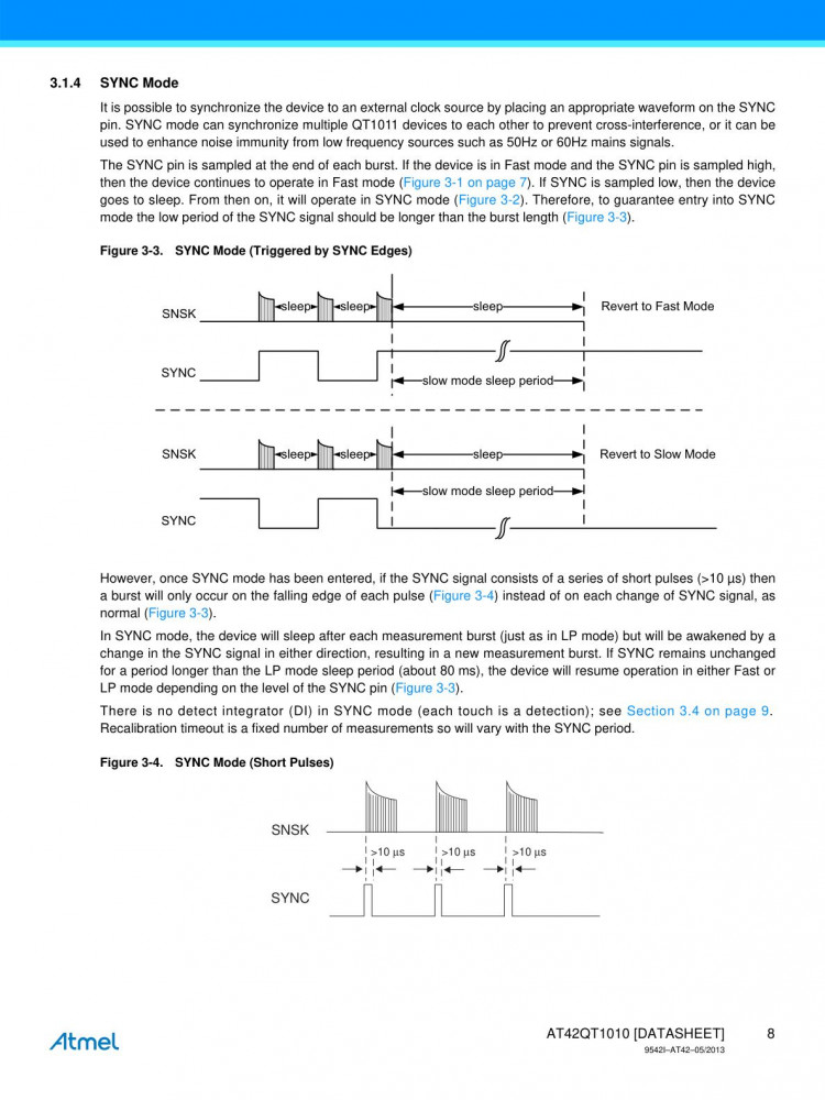 AT42QT1011 datasheet page 8