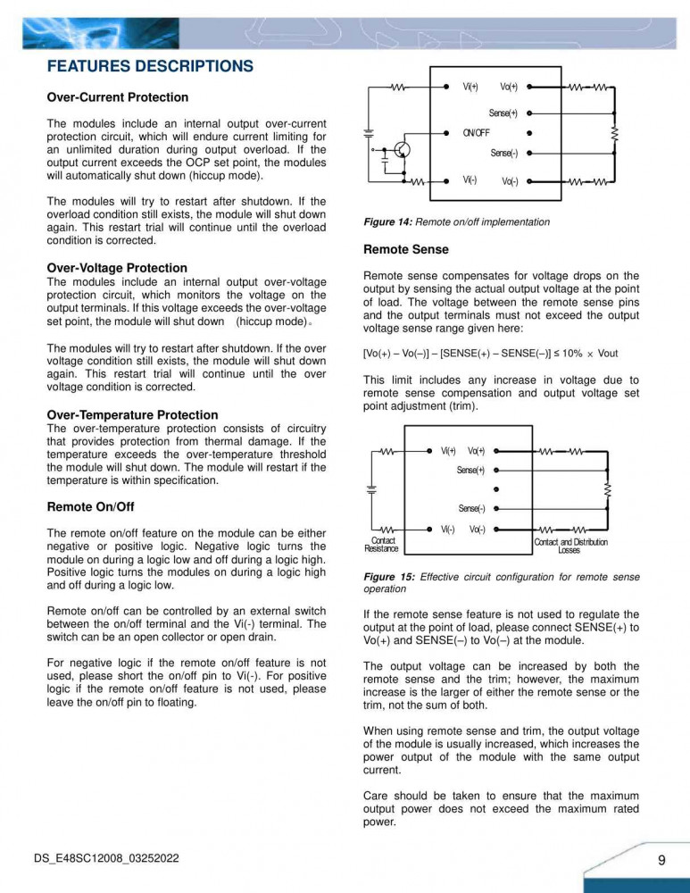 E48SC12008NRFA datasheet page 9