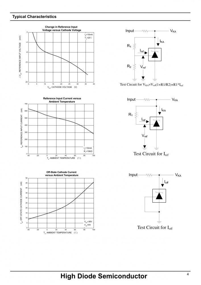 High Diode TL431 datasheet page 4