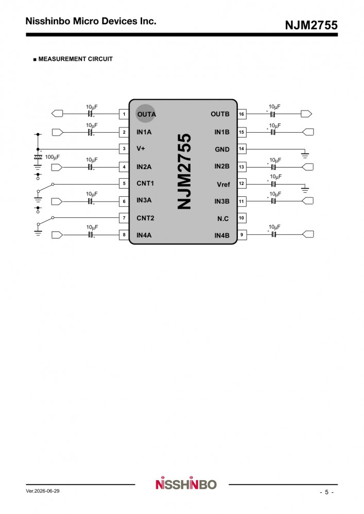 NJM2755 datasheet page 5