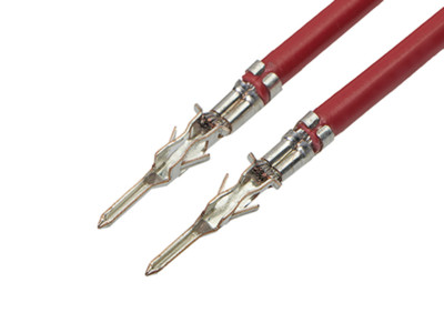 Pre-Crimped Lead Micro-Fit 3.0 Female-to-Pigtail, Gold (Au) Plating, 450.00mm Length, 18 AWG, Black