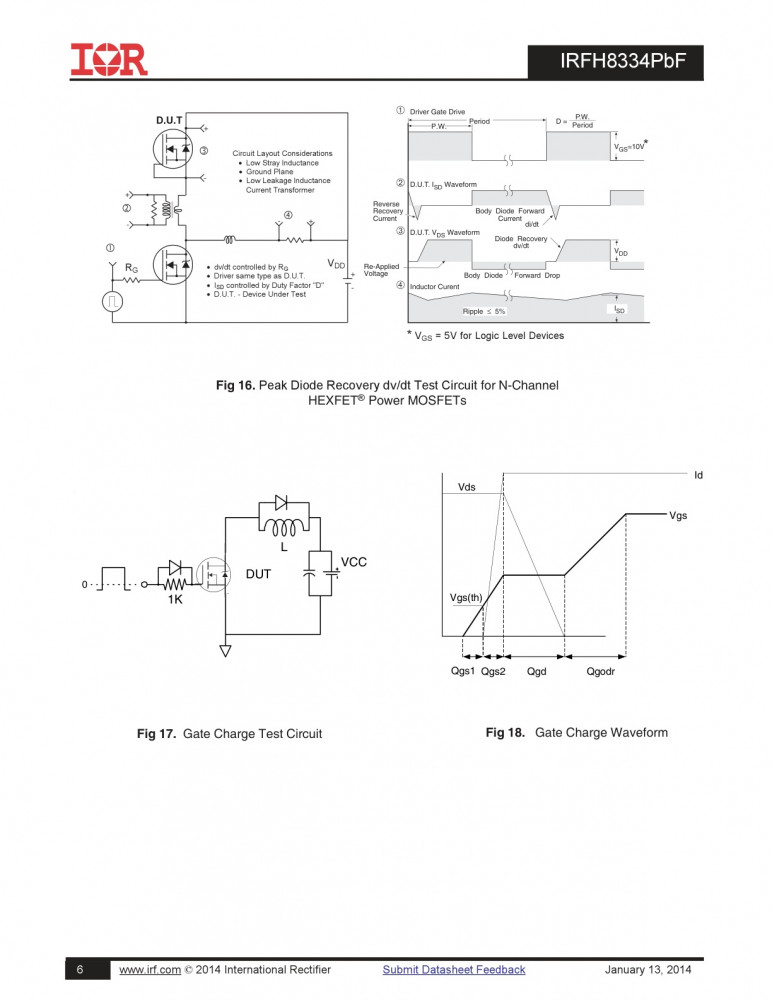 IRFH8334TRPBF datasheet page 6