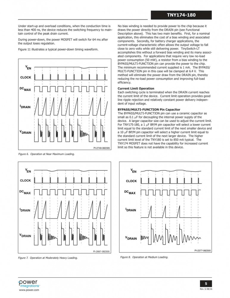TNY175DG-TL datasheet page 5