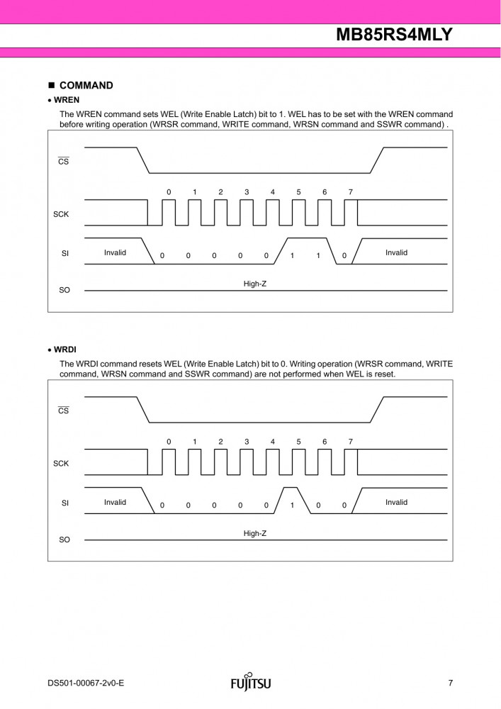 MB85RS4MLY datasheet page 7