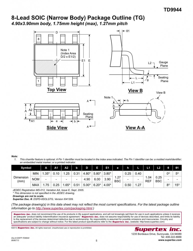 TD9944TG-G datasheet page 5