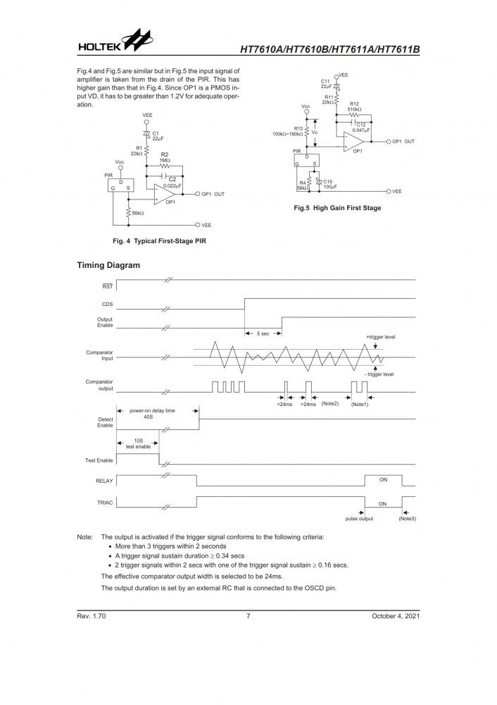 HT7610A datasheet page 7