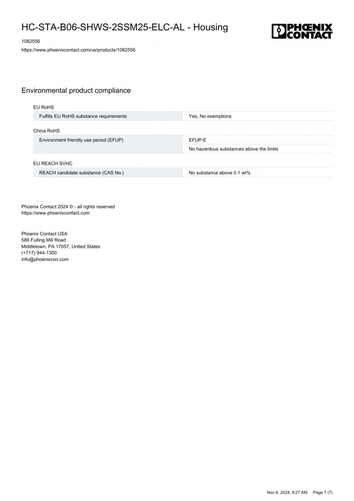 Phoenix Contact 1082556 technical document page 7