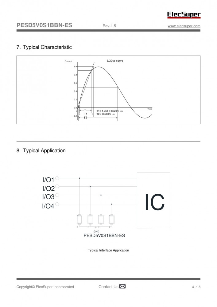 PESD5V0S1BBN-ES datasheet page 4