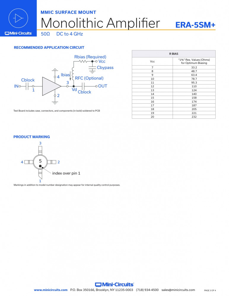 ERA-5SM+ datasheet page 3