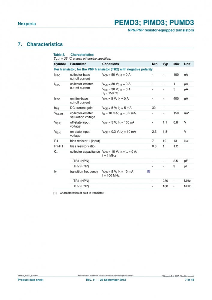 PEMD3 datasheet page 7