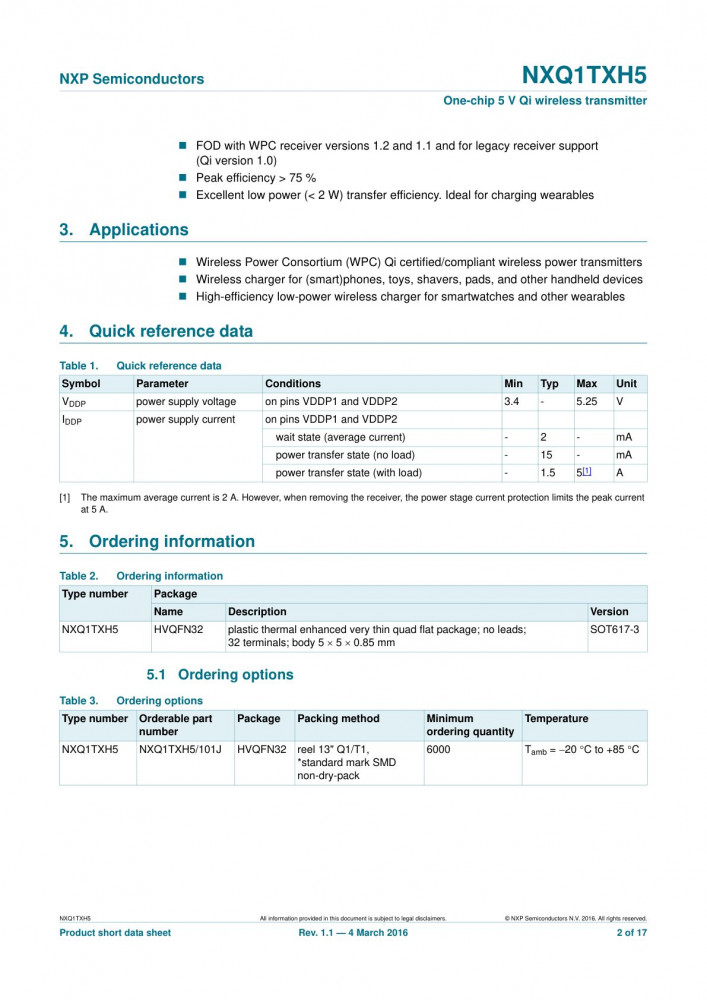 NXQ1TXH5 technical document page 2
