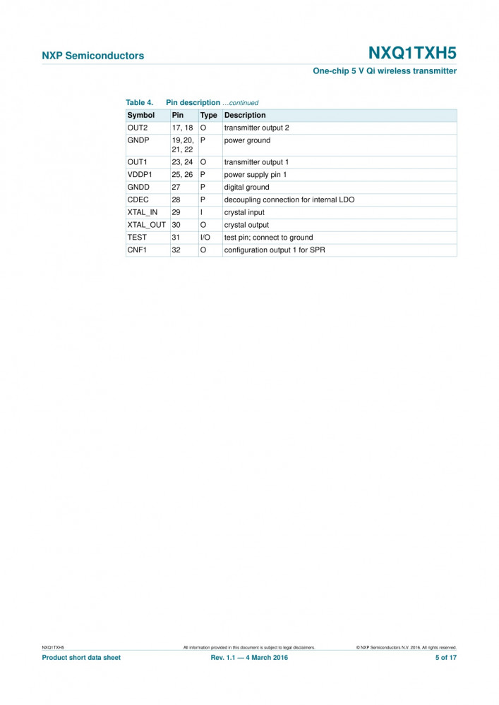 NXQ1TXH5 technical document page 5