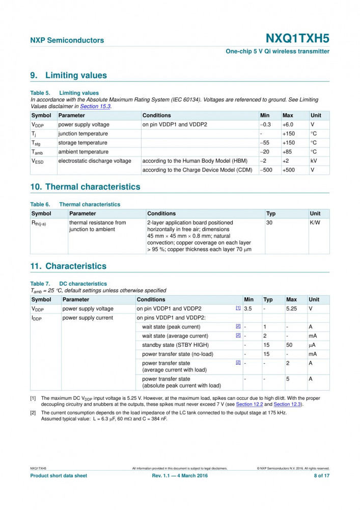 NXQ1TXH5 technical document page 8