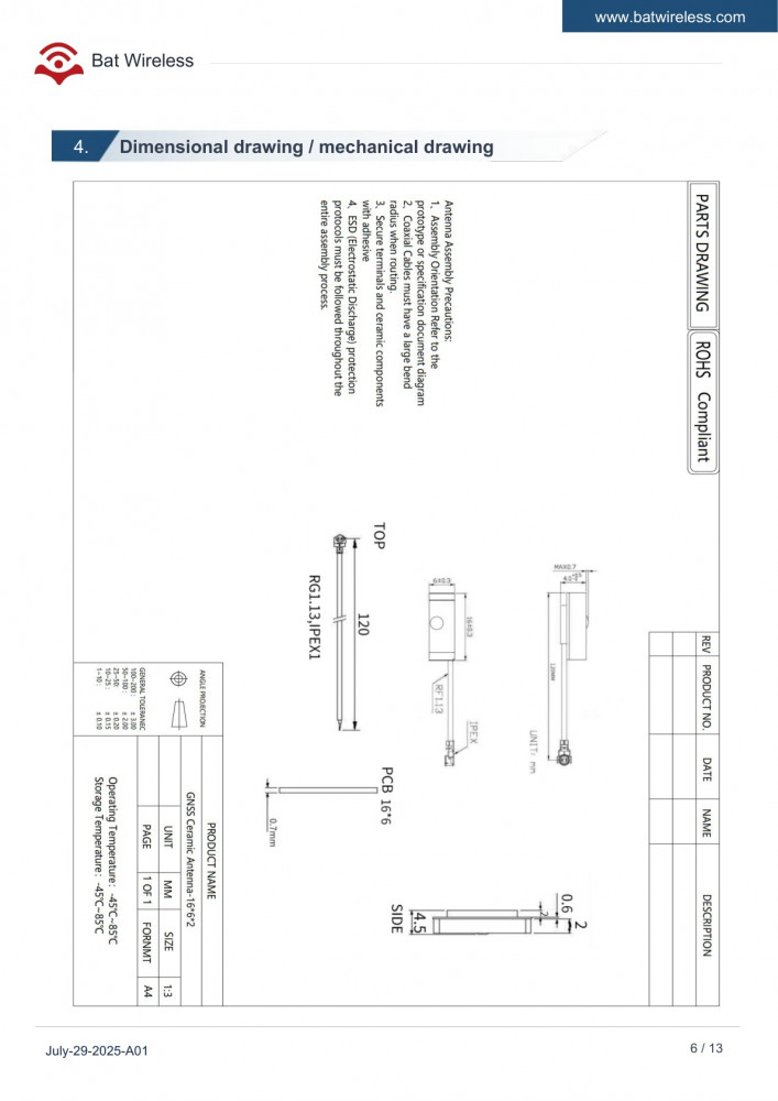 BWGNSCNX16-6B1Y2L120 datasheet page 6