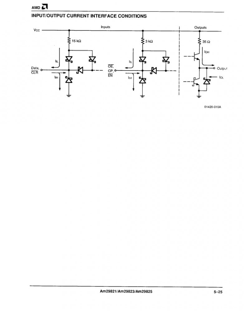AM29823PC datasheet page 10