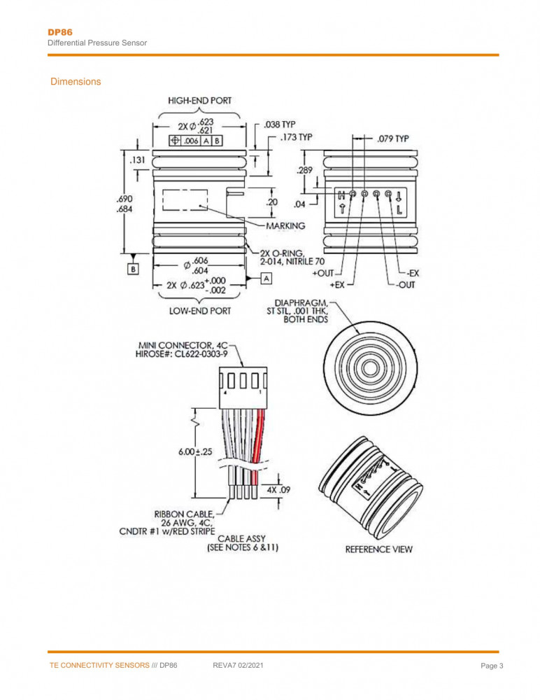 DP86 datasheet page 3
