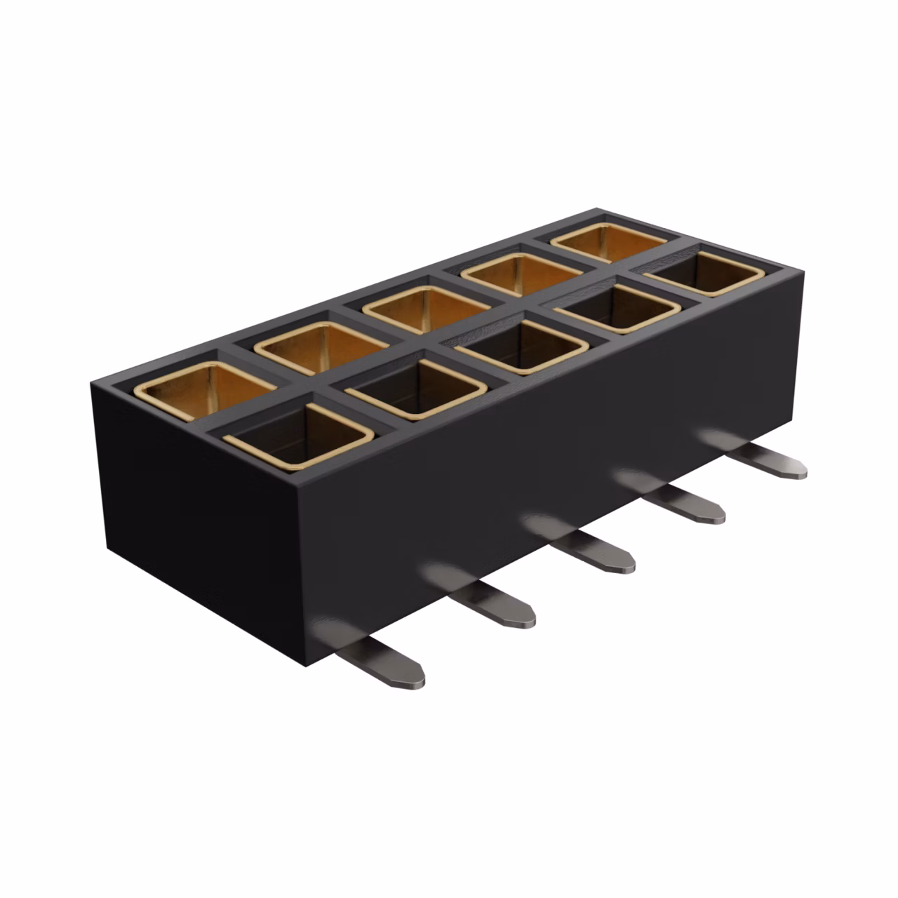 2.00mm Pitch Milli-Grid Receptacle, Surface Mount, Bottom Entry, 0.38µm Gold (Au) Plating, 20 Circuits, Tube, Lead-Free