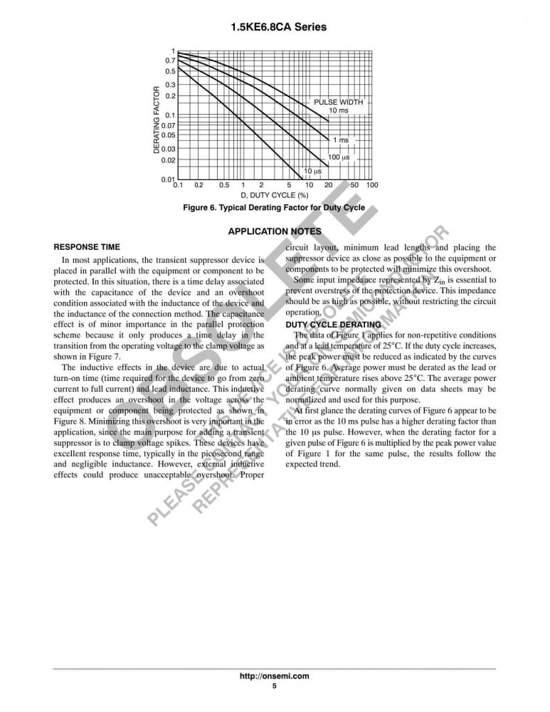 1.5KE220CA datasheet page 5