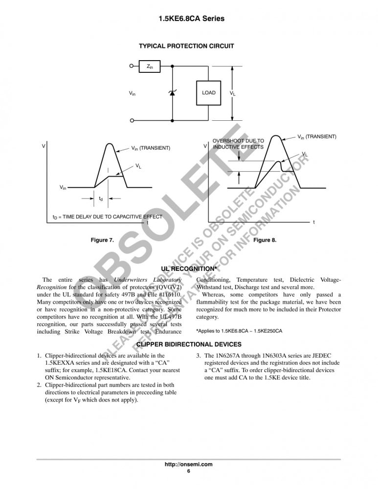 1.5KE220CA datasheet page 6