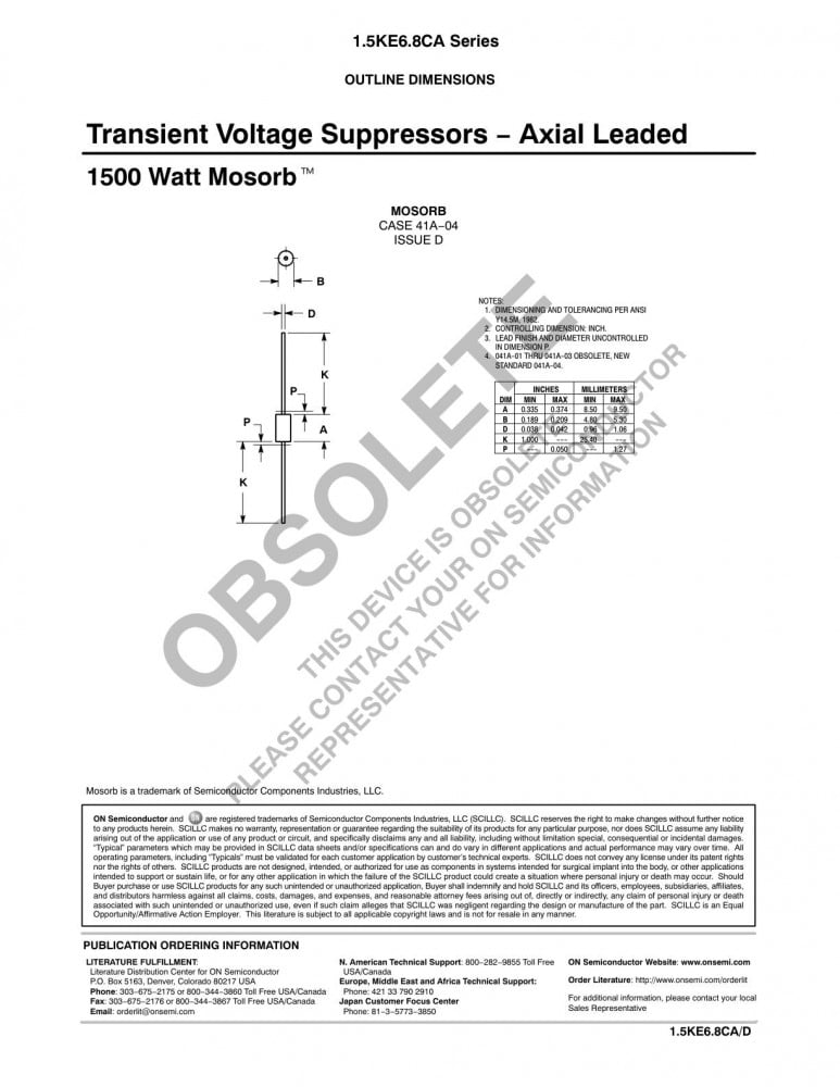 1.5KE220CA datasheet page 7